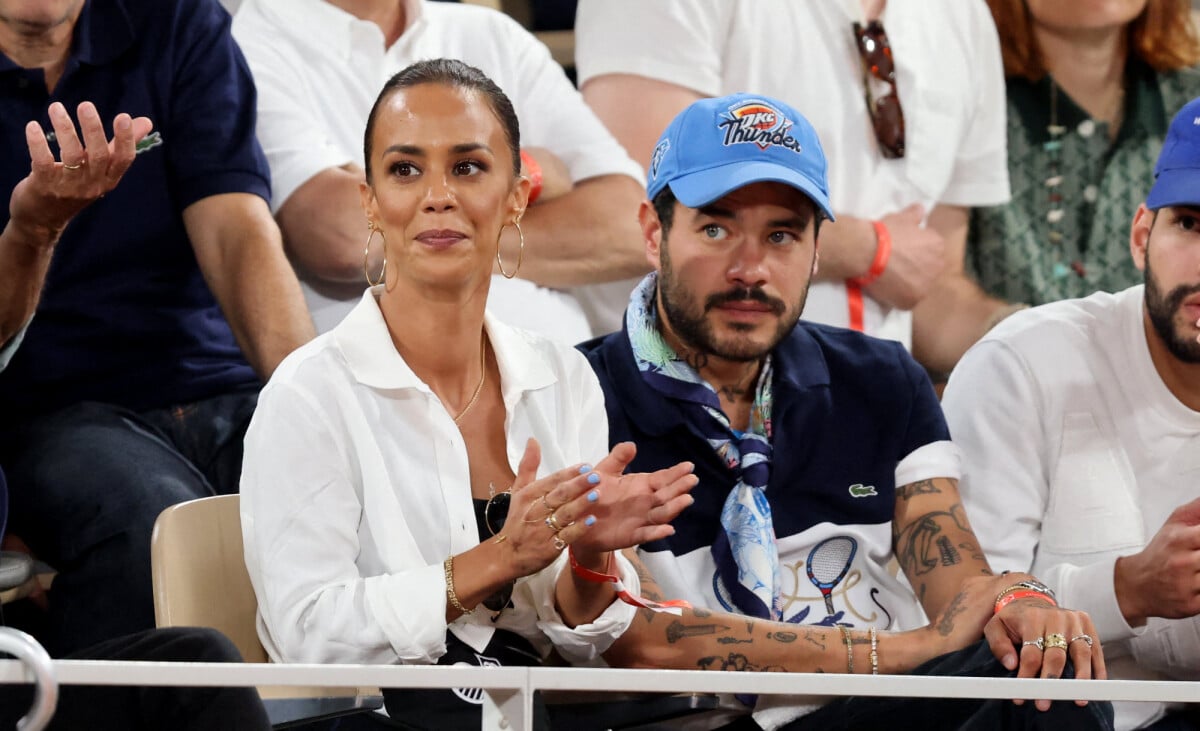 Photo : Alice Belaïdi et Octave Marsal en tribune (jour 13) lors des ...
