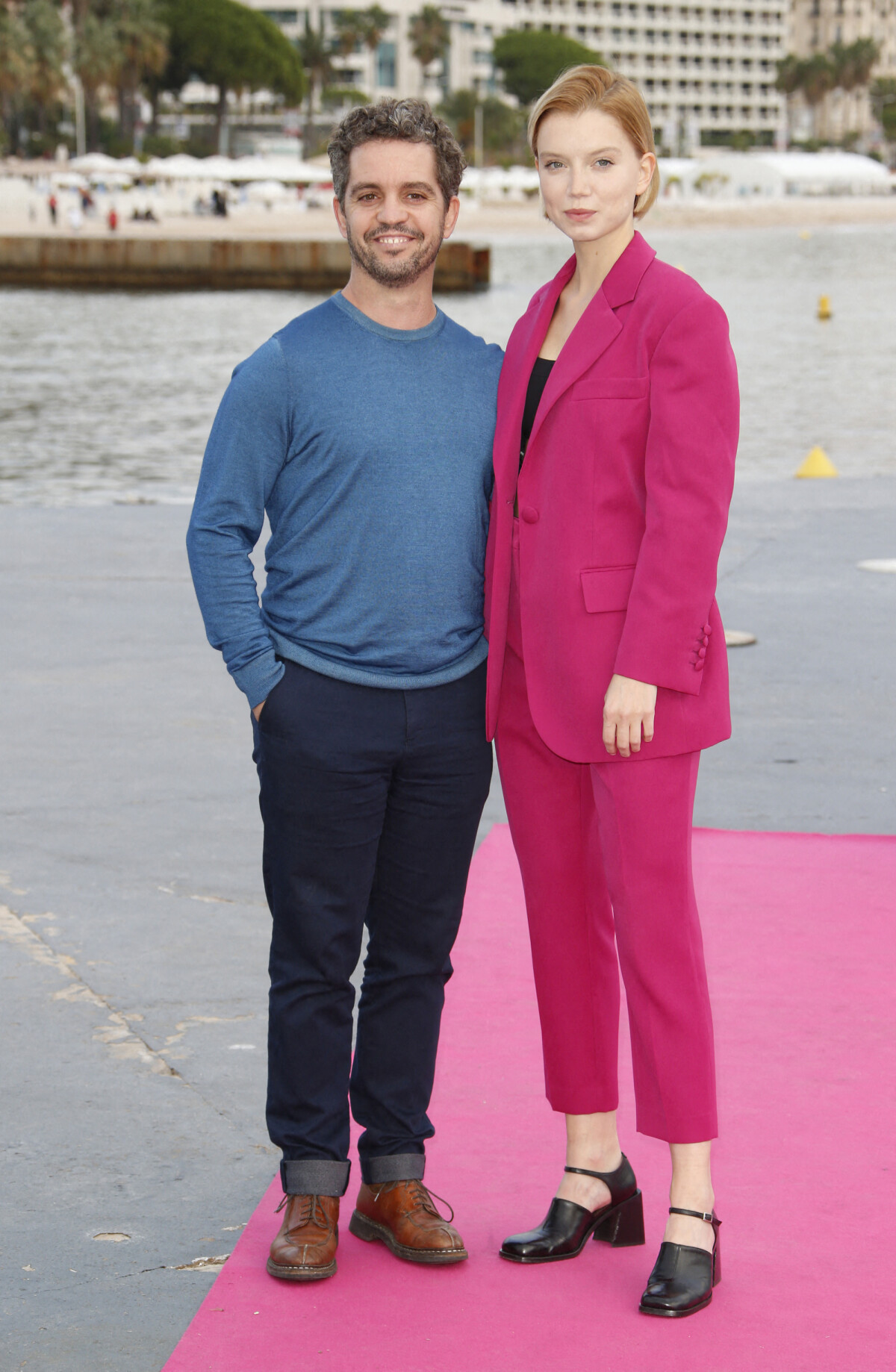 Photo : Bruno Sanches, Eden Ducourant Photocall sur le ponton de l ...