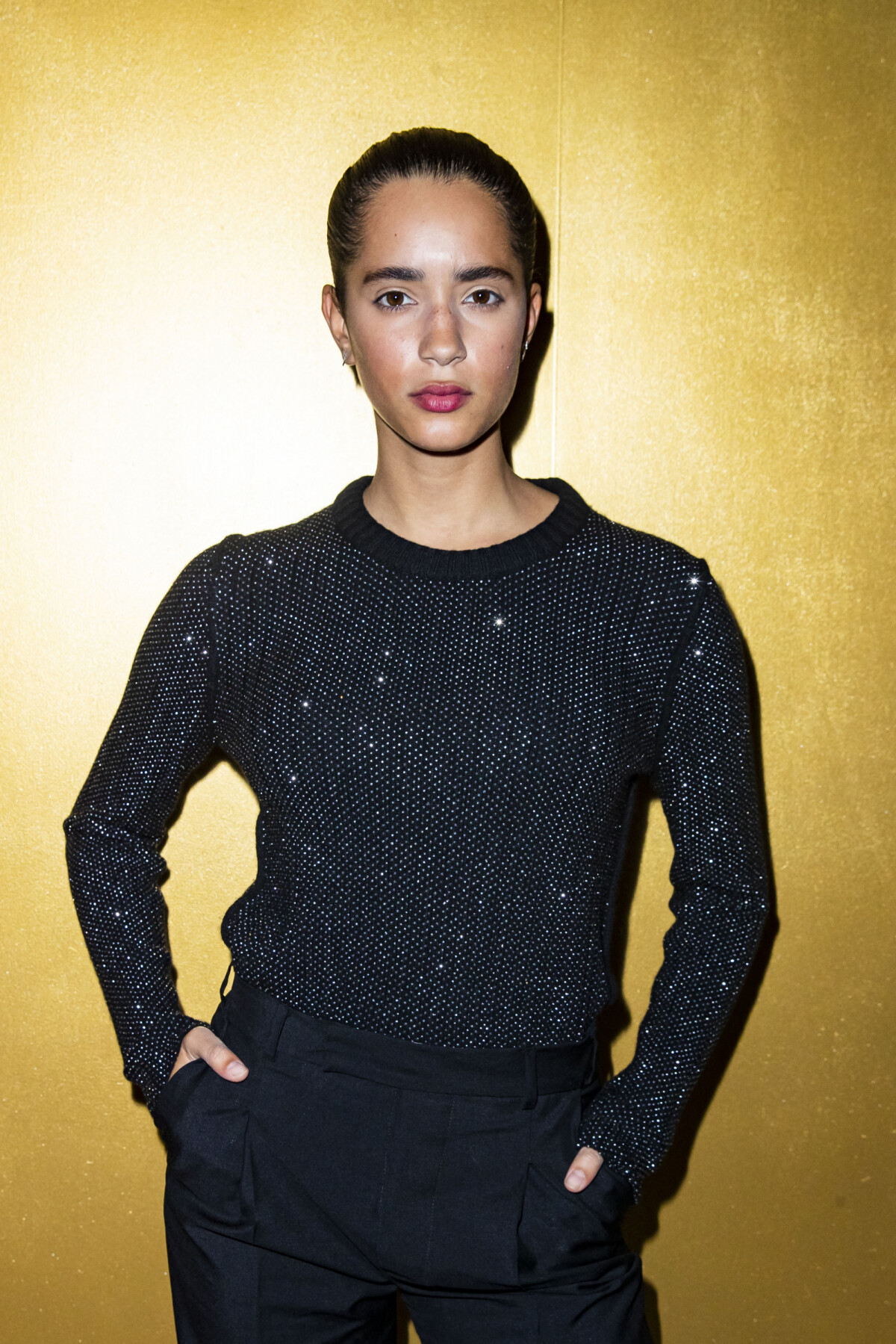 Photo : Semi-exclusif - Iman Pérez au défilé Zadig & Voltaire ...