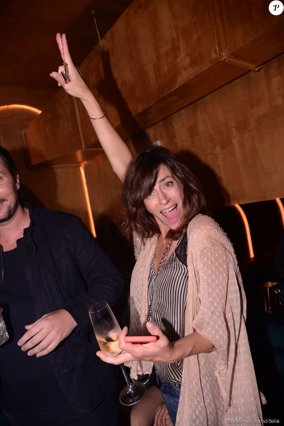 Anne Caillon - Soirée d'inauguration du club Manko à Paris, le 12 ...