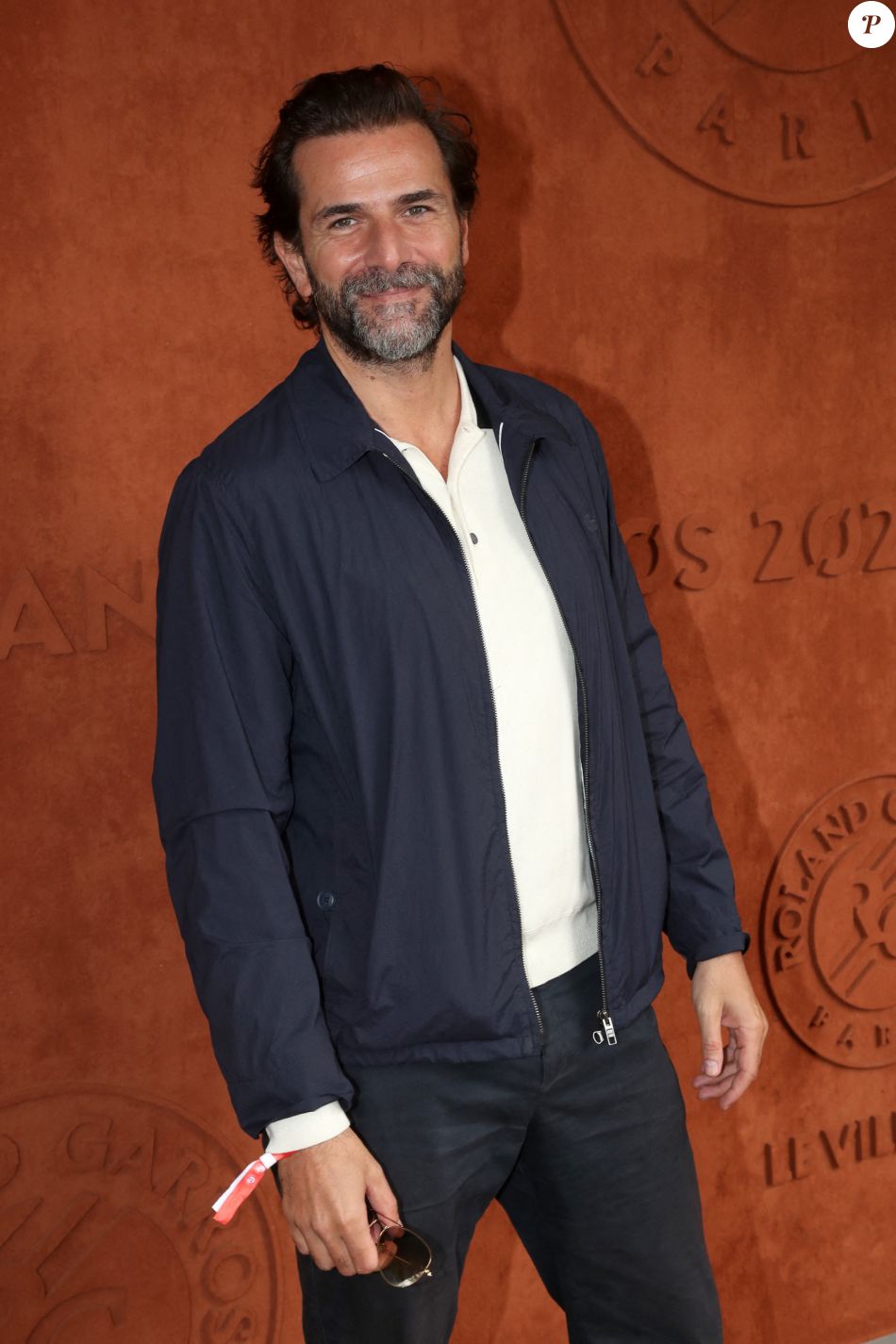 Grégory Fitoussi au village lors des Internationaux de France de Tennis ...