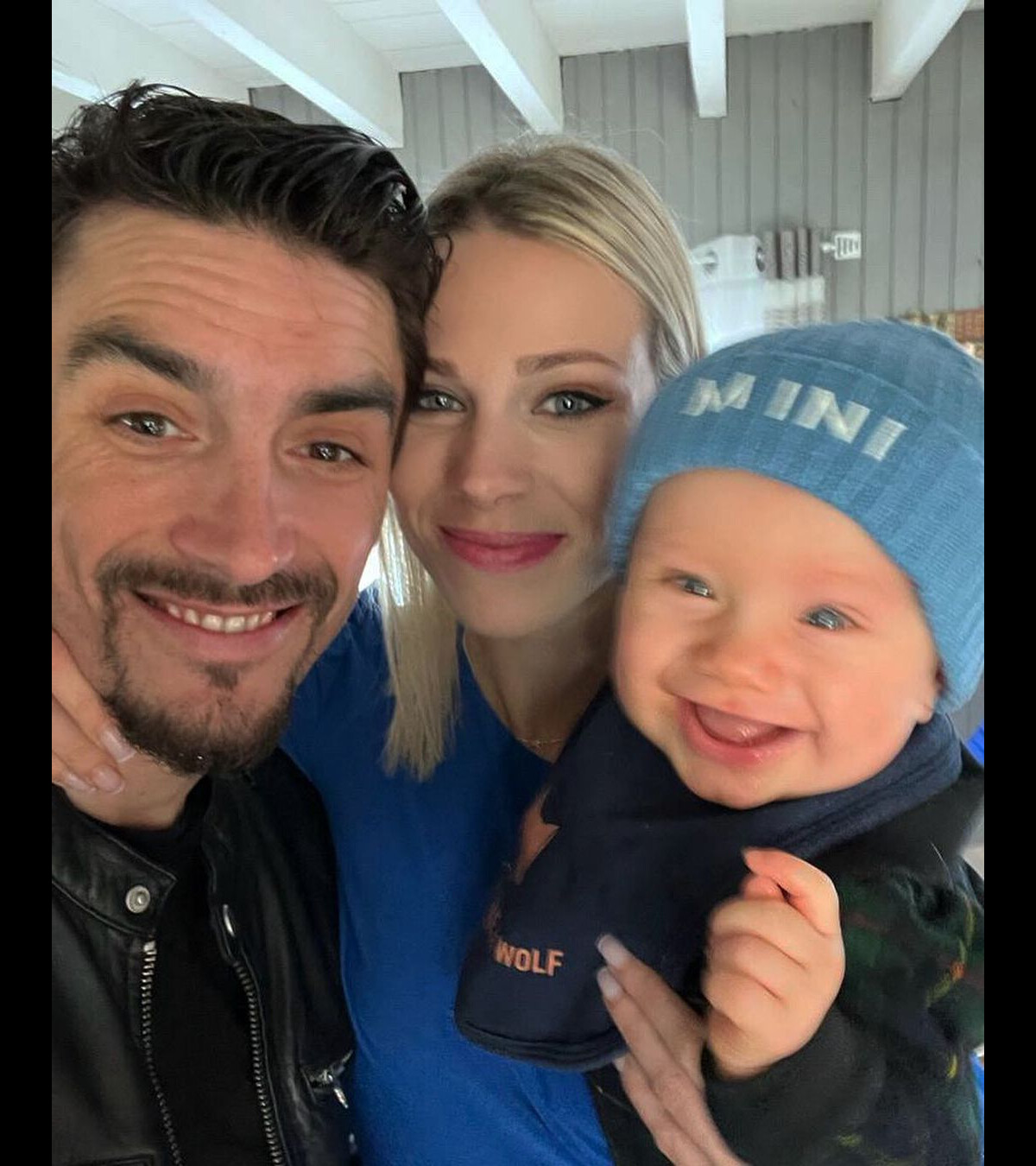 Photo : Marion Rousse, Julian Alaphilippe et leur fils Nino. - Purepeople