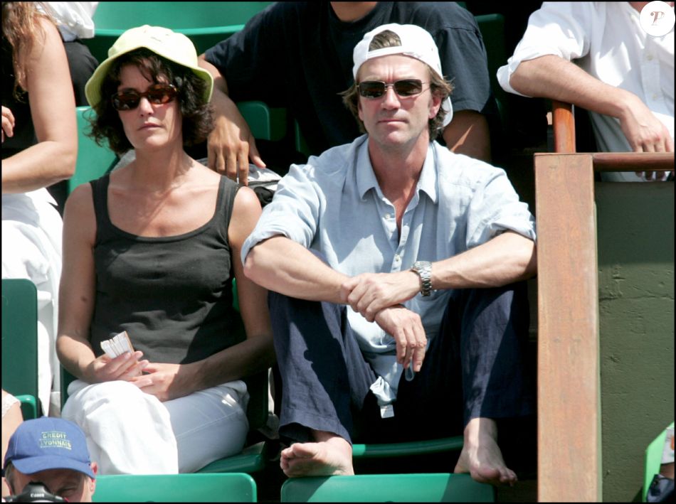 Philippe Caroit et Caroline Tresca - Tournoi de Roland Garros en 2005 ...