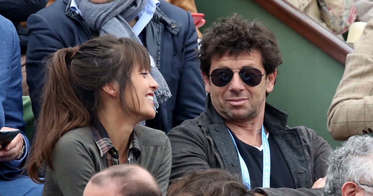 Patrick Bruel et son ex-compagne Caroline Nielsen dans les tribunes de ...