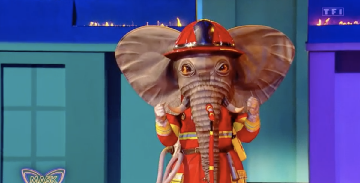 Photo : L'Éléphant dans "Mask Singer" - TF1 - Purepeople