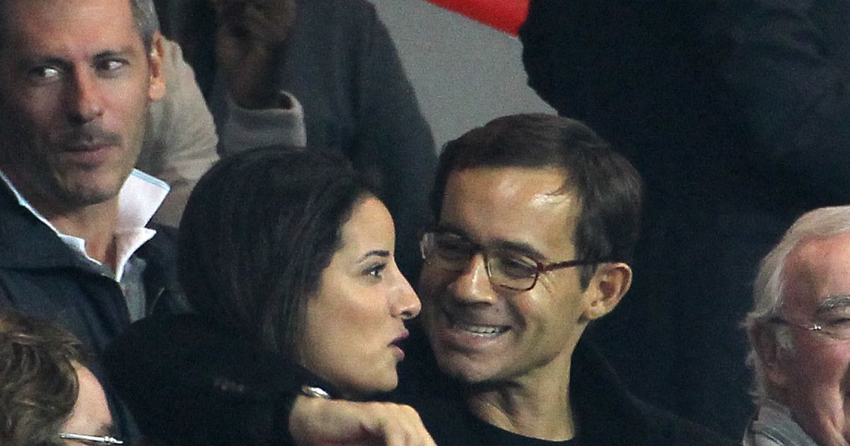 Jean-Luc Delarue et son épouse Anissa Khel – au parc des Princes ...