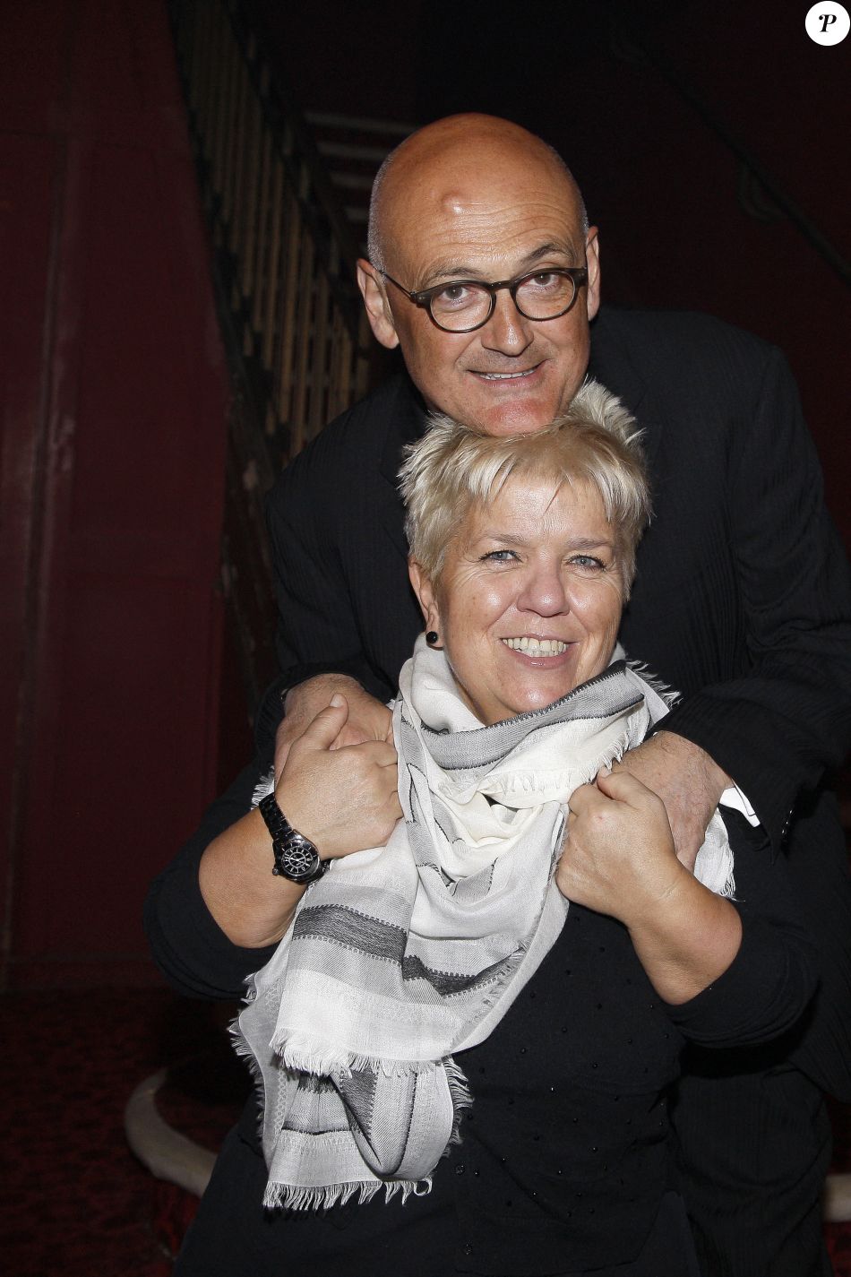 Mimie Mathy et son mari Benoist Gérard - portrait à Paris le 7 mars ...