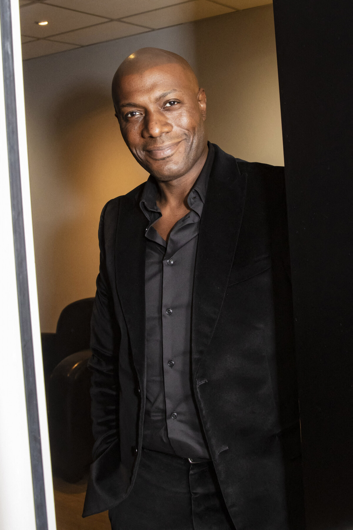 Photo : Exclusif - Harry Roselmack - Backstage de l'enregistrement de l ...