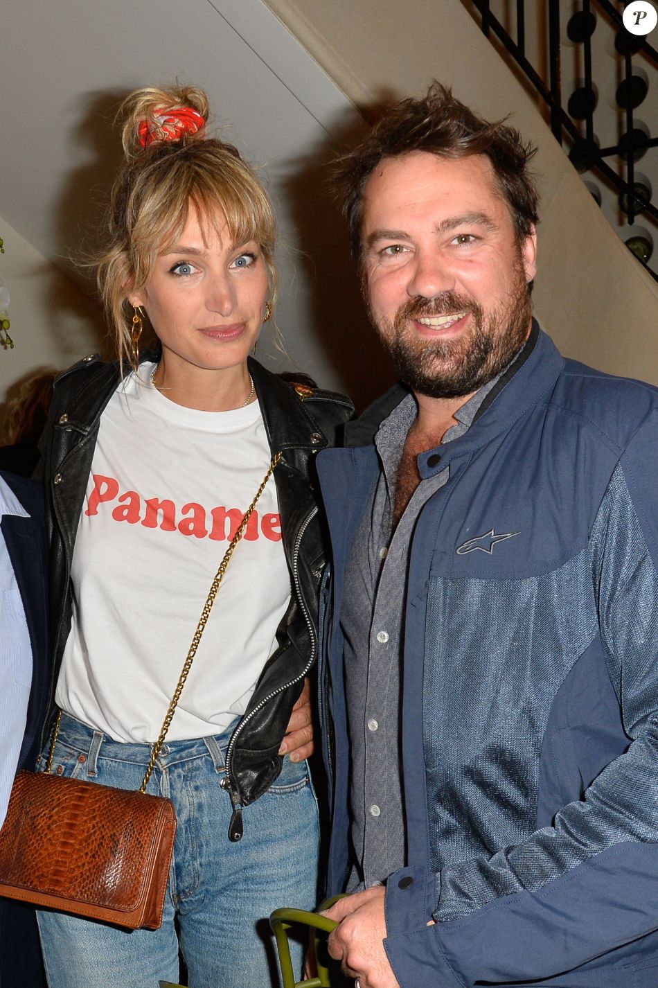 Pauline Lefèvre et son mari Julien Ansault - Inauguration du théâtre de ...