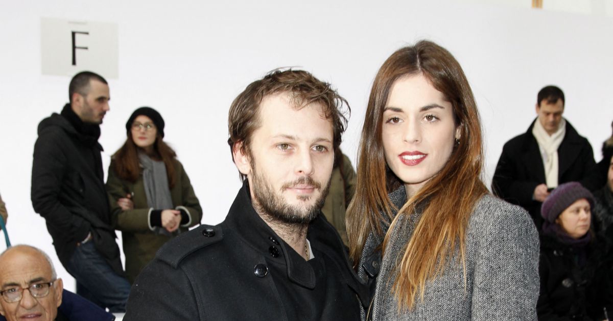 Nicolas Duvauchelle et Laura Isaaz - Defile de mode pret-a-porter homme ...