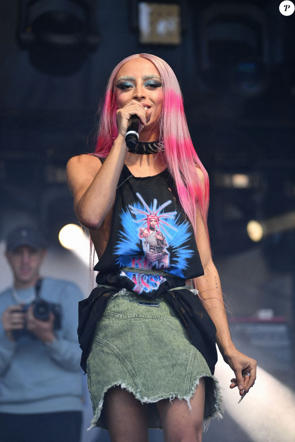 Bilal Hassani au Festival Paris Paradis à La Villette à Paris, 17/09 ...