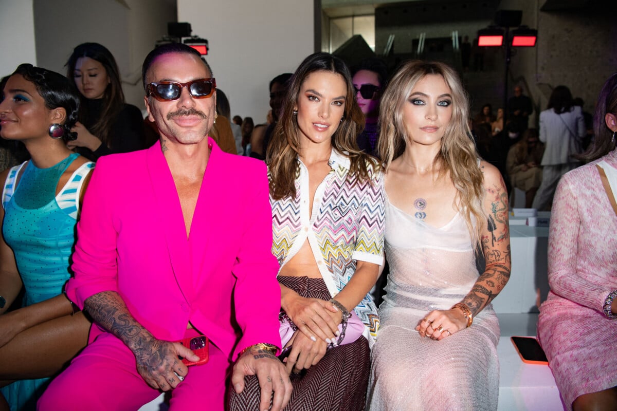 Photo : Mat Mazzafera, Alessandra Ambrosio, Paris Jackson au défilé ...
