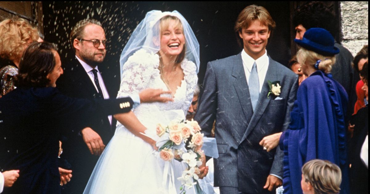 Mariage de David Hallyday et Estelle Lefébure. - Purepeople