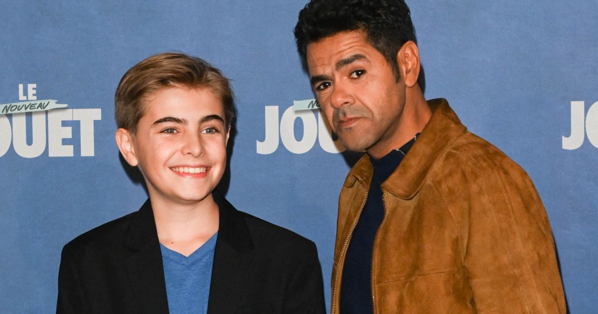 Simon Faliu et Jamel Debbouze - Avant-première du film Le Nouveau Jouet ...