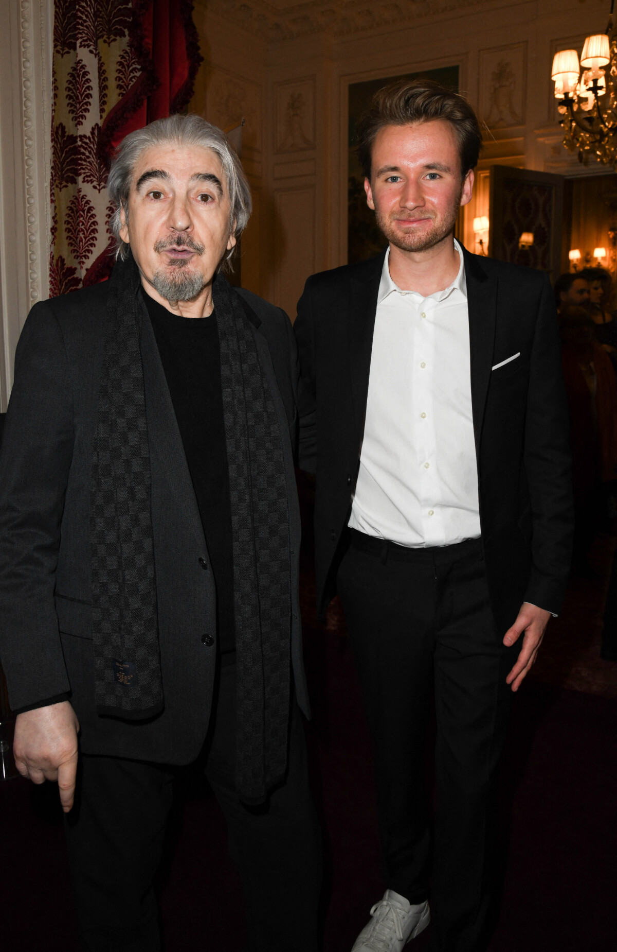 Photo : Serge Lama et Bastien Kossek - Lancement du livre "Sardou ...