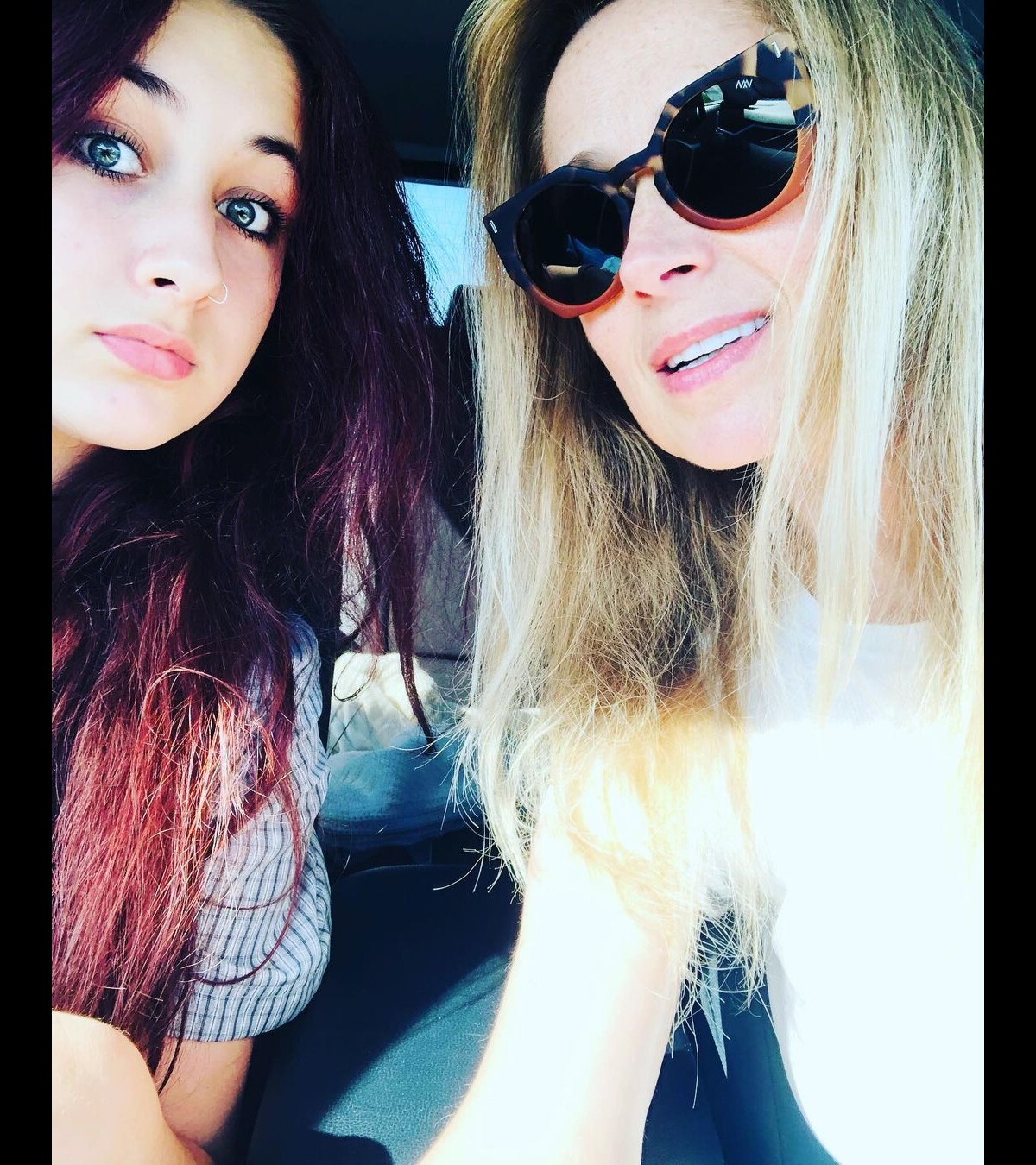 Photo : Lara Fabian avec sa fille unique Lou, mère et fille sont très ...