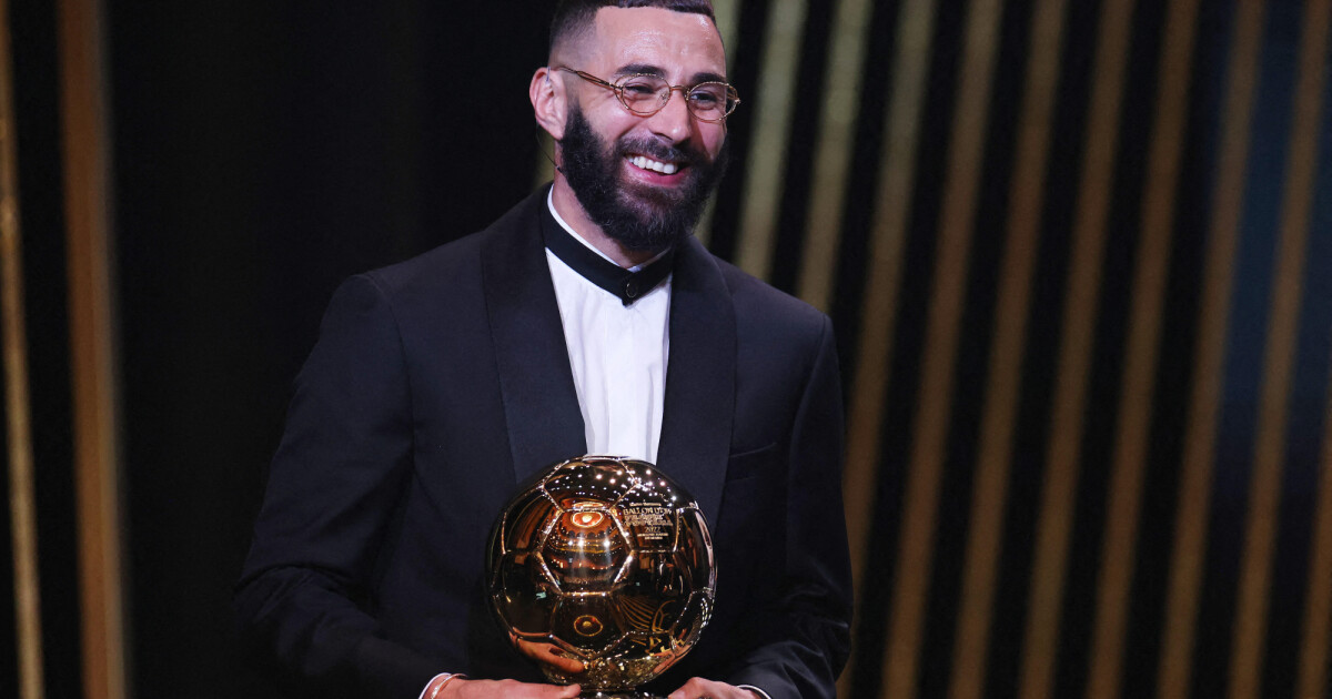 Karim Benzema sacré Ballon d'Or 2022 : son fils chic en smoking, son ex ...