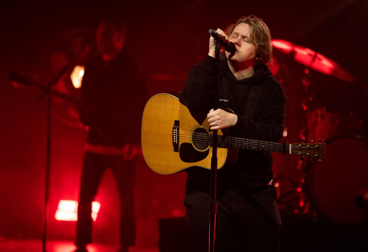 Photo : Lewis Capaldi en concert lors de l'évènement McDonalds "I'm ...
