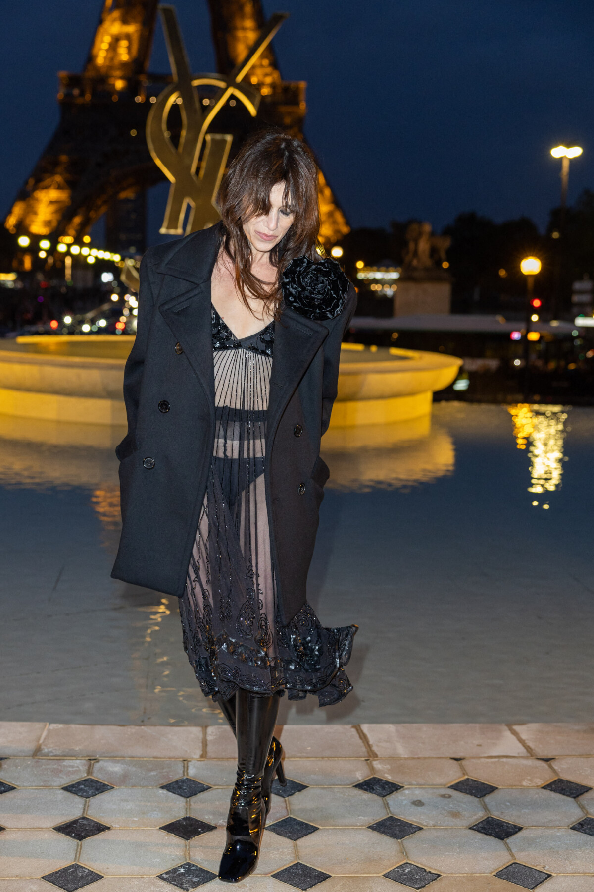 Photo : Charlotte Gainsbourg - Défilé de mode Saint Laurent, Prêt-à ...