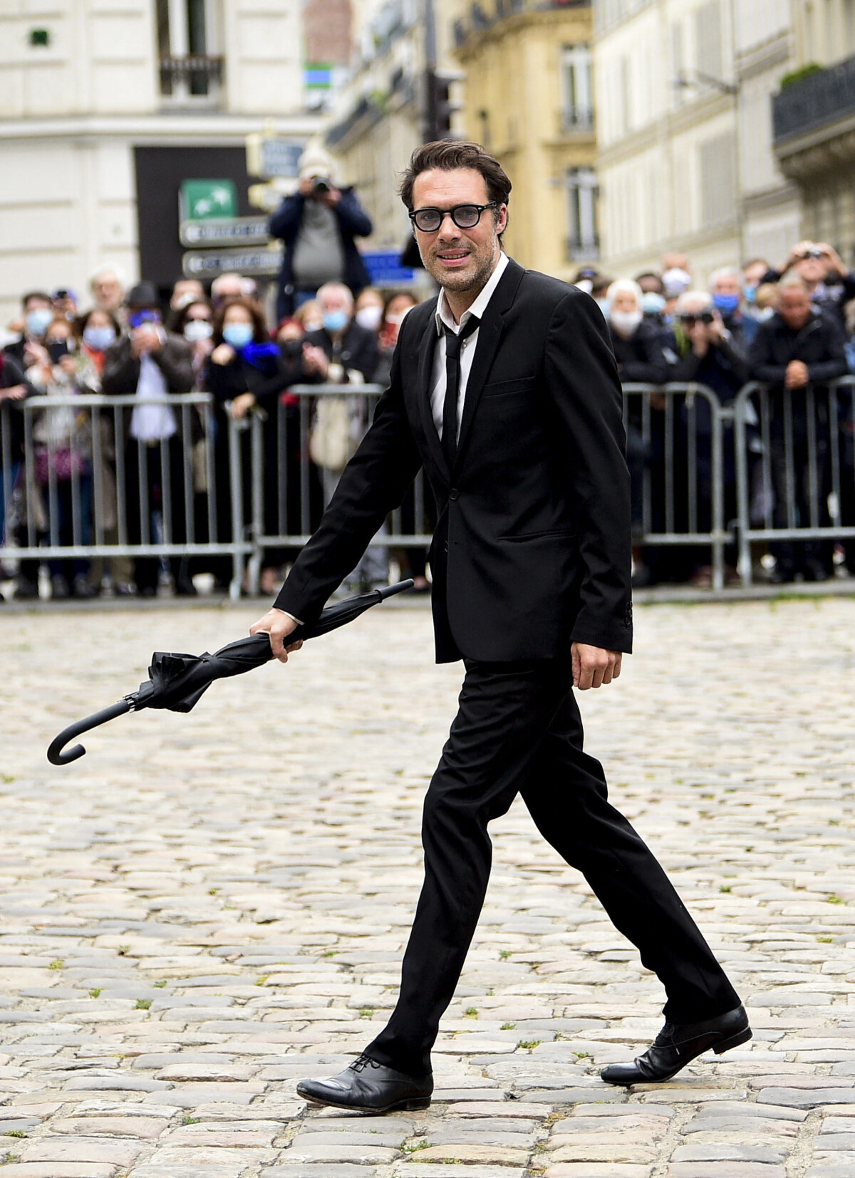 Photo : Nicolas Bedos - Hommage à Guy Bedos en l'église de Saint ...