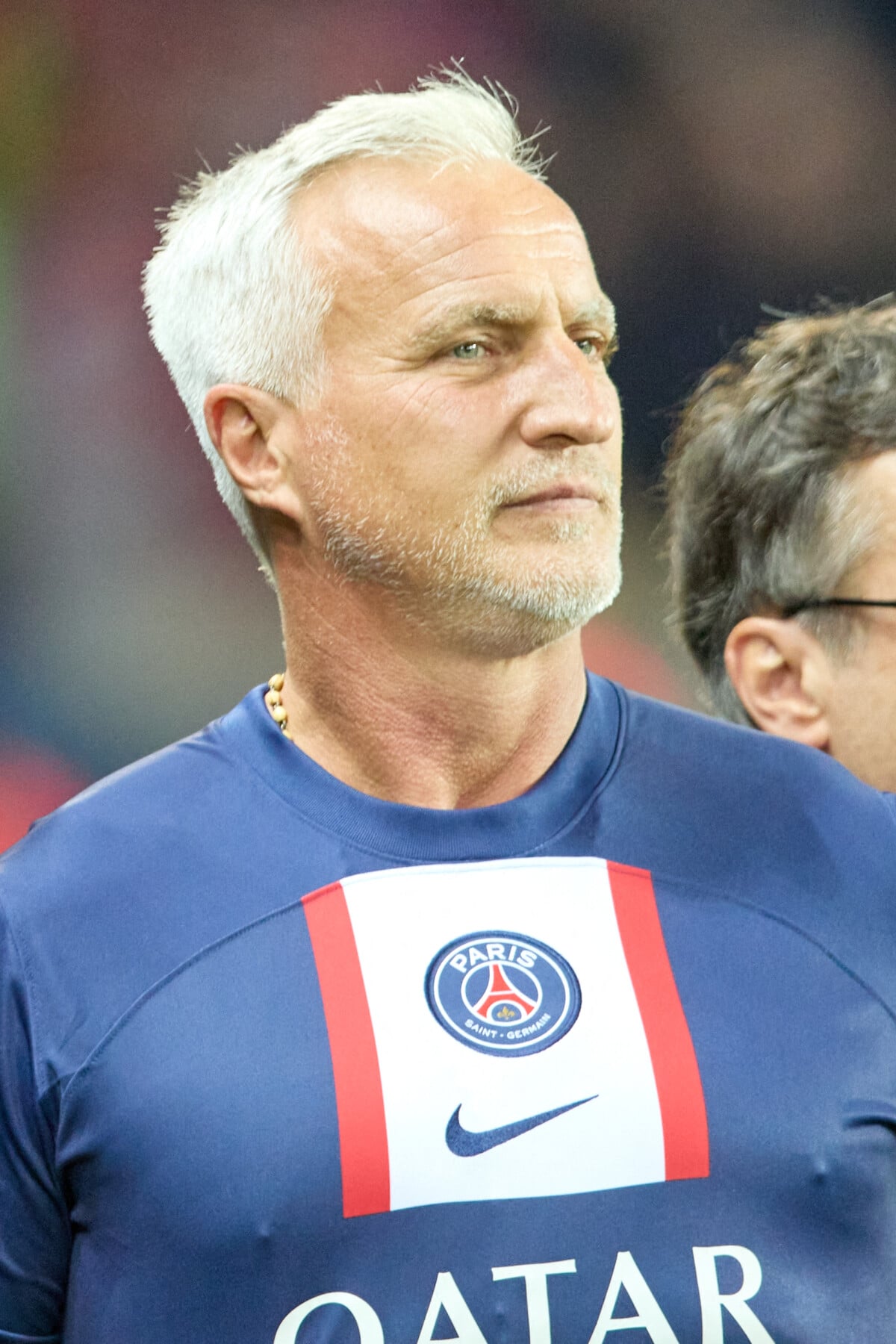 Photo : David Ginola - People au match de Ligue 1 Uber Eats "PSG -OM ...
