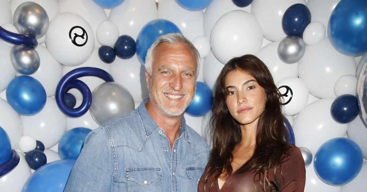 David Ginola et sa compagne Maeva Denat assistent au lancement de la ...