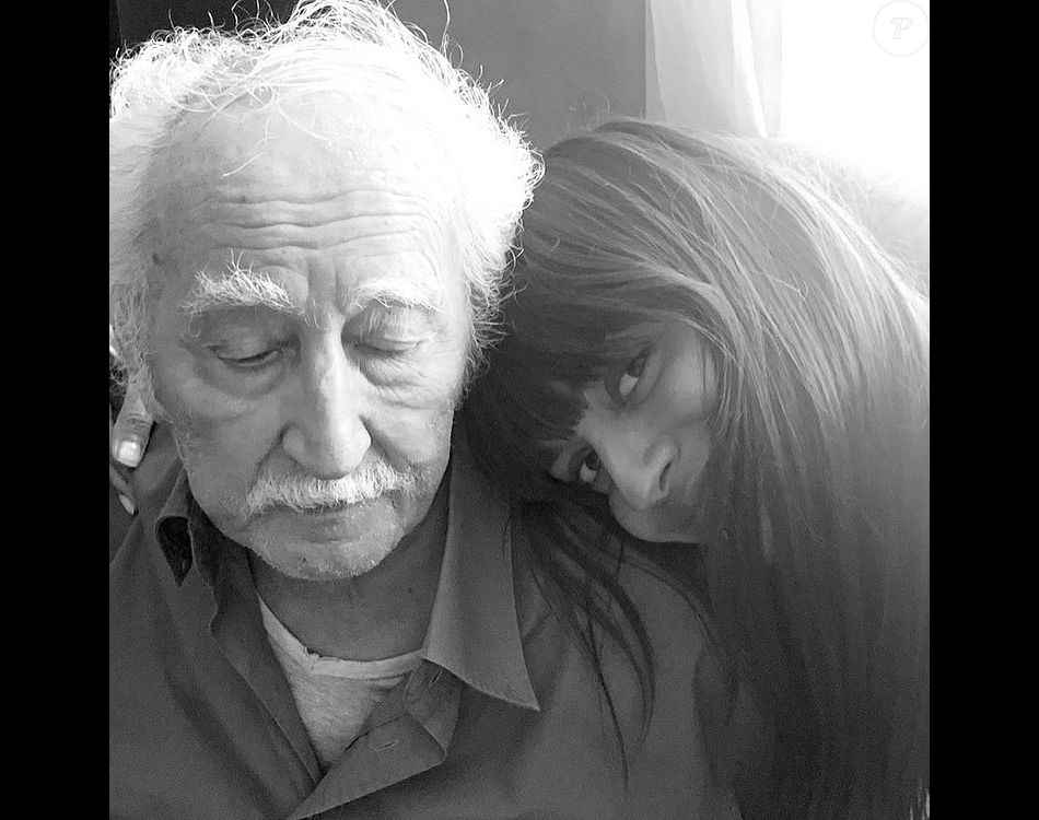 Clara Luciani et son grand-père Jeannot. - Purepeople