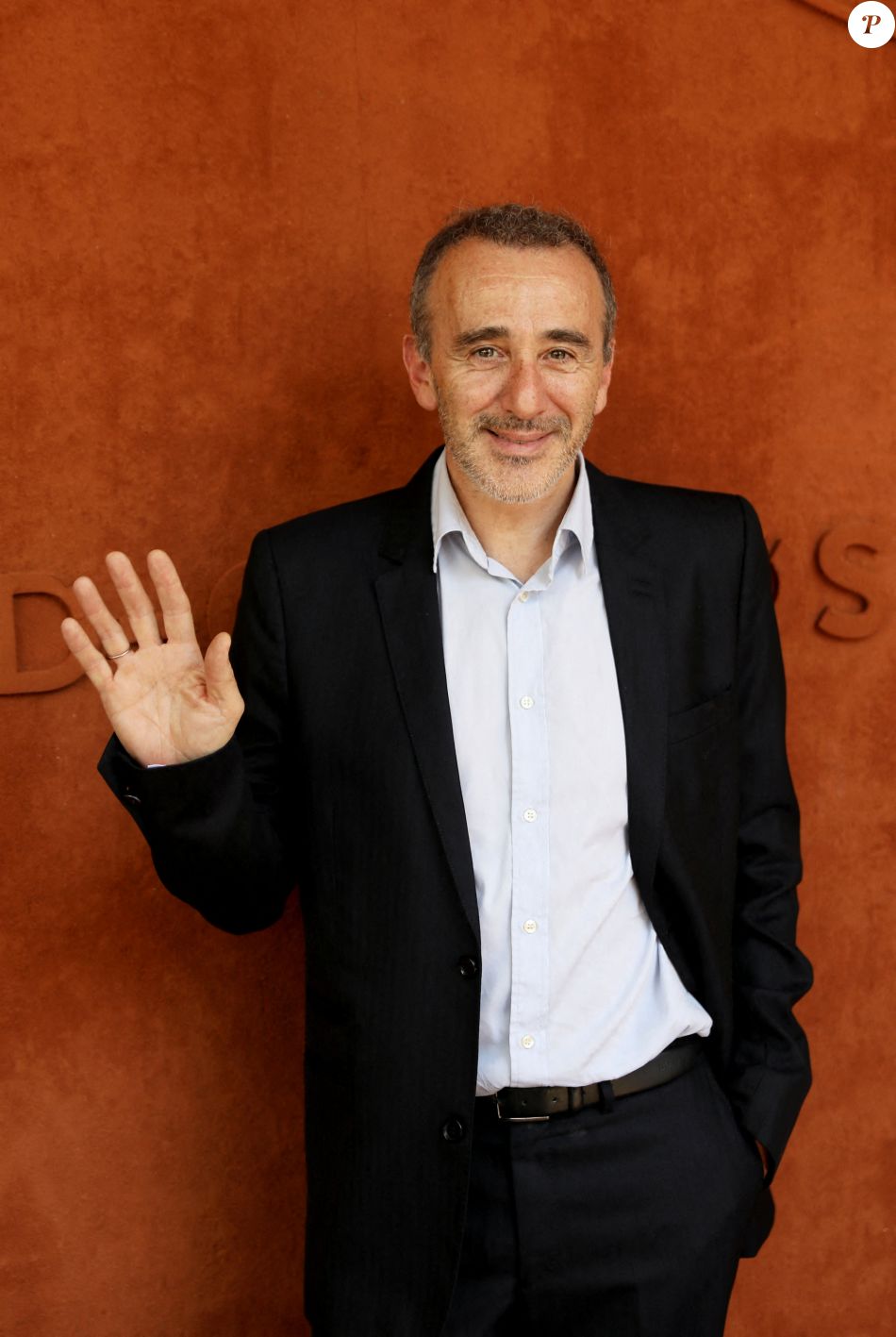 Elie Semoun au village (jour 14) lors des Internationaux de France de ...