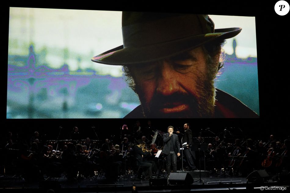 Exclusif - Patrick Bruel - Scène - Spectacle symphonique Claude Lelouch ...