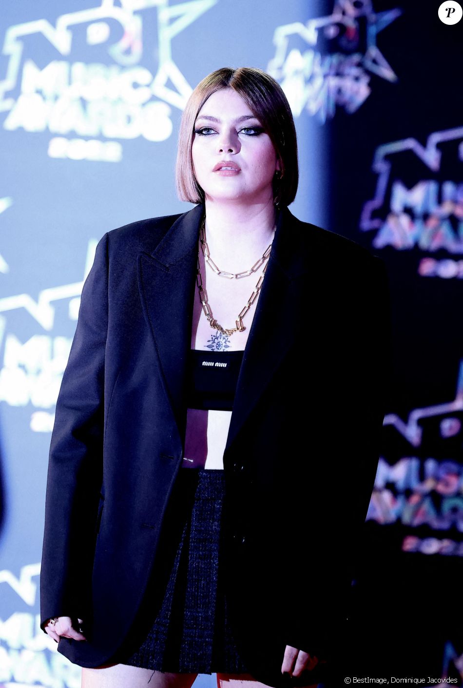 Louane au photocall de la 24ème édition des NRJ Music Awards (NMA) au ...