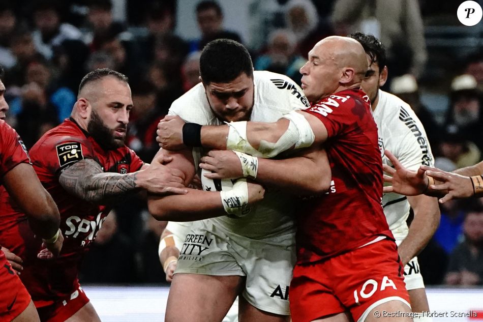 Emmanuel Meafou (Toulouse) - Sergio Parisse (RC Toulon) - 23 ème ...