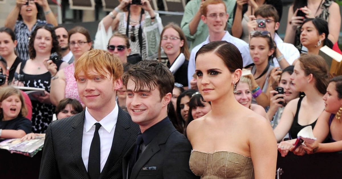 Rupert Grint, Emma Watson et Daniel Radcliffe - Première mondiale de ...
