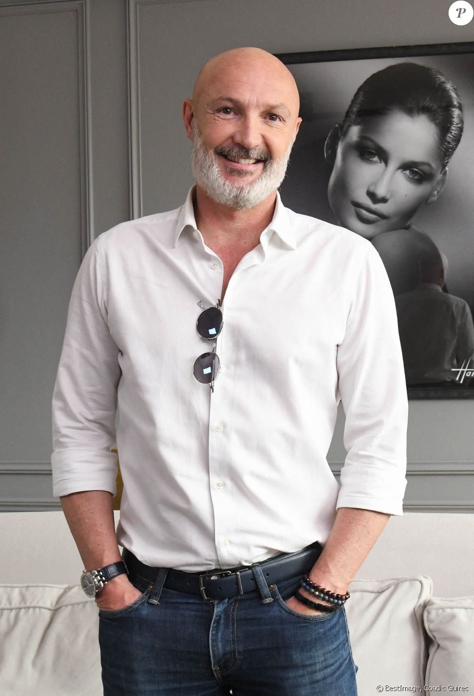 Exclusif - Frank Leboeuf lors du match de football France Hongrie ...