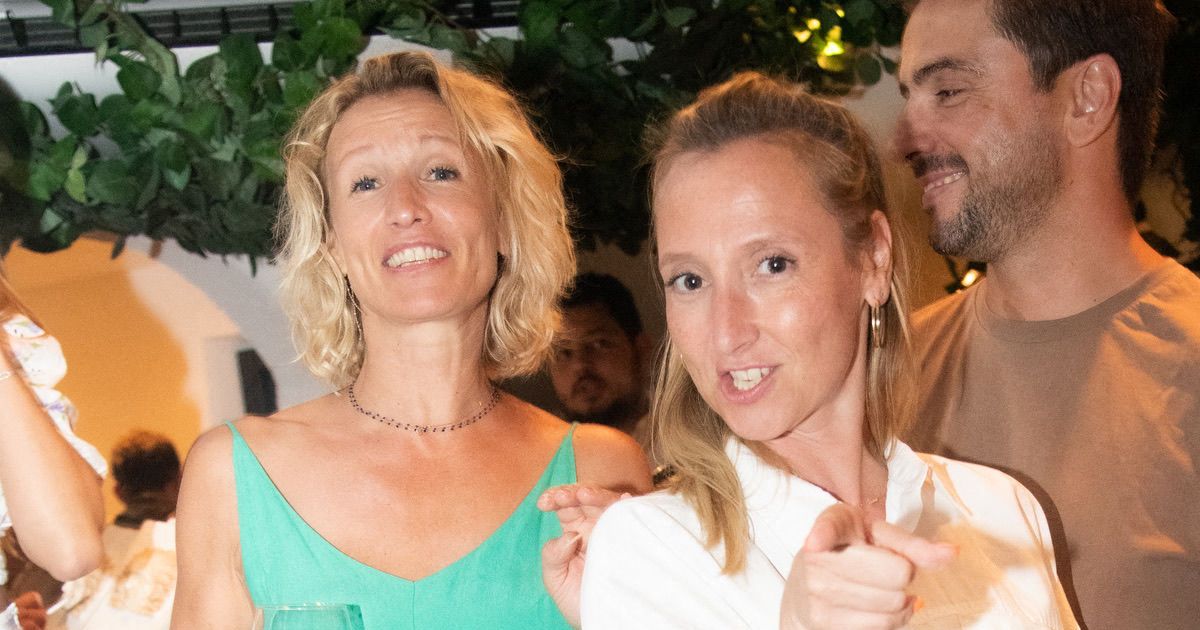Exclusif - Alexandra Lamy, sa soeur Audrey Lamy et son compagnon Thomas ...