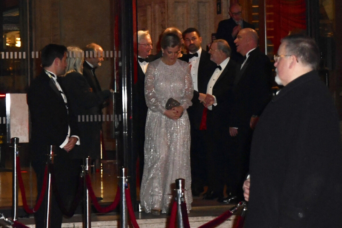 Photo : La comtesse Sophie de Wessex, à la sortie du Royal Albert Hall ...