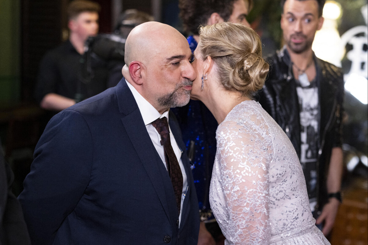 Photo : Omid Djalili - Sophie, comtesse de Wessex, lors du spectacle ...