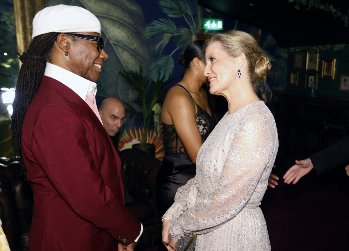 Photo : Nile Rodgers - Sophie, comtesse de Wessex, lors du spectacle ...