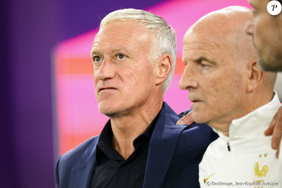 Didier Deschamps entraineur / Selectionneur France Guy Stephan - entraineur adjoint (Fra) lors ...