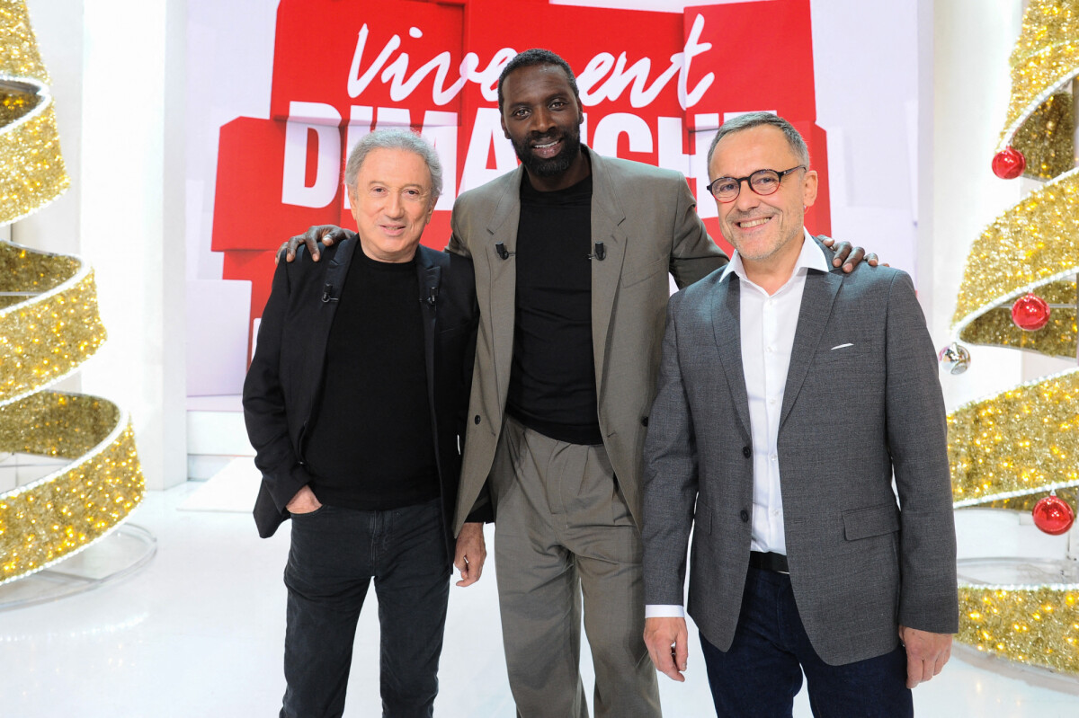 Photo : Exclusif - Michel Drucker, Omar Sy et Emmanuel Chaunu ...