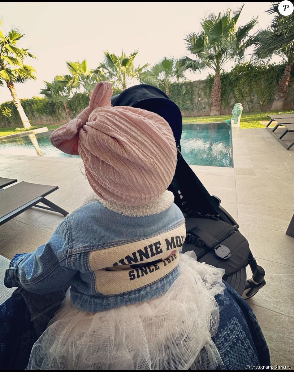 Slimane, papa ému : photo inédite d'Esmeralda déjà ultra stylée... un ...