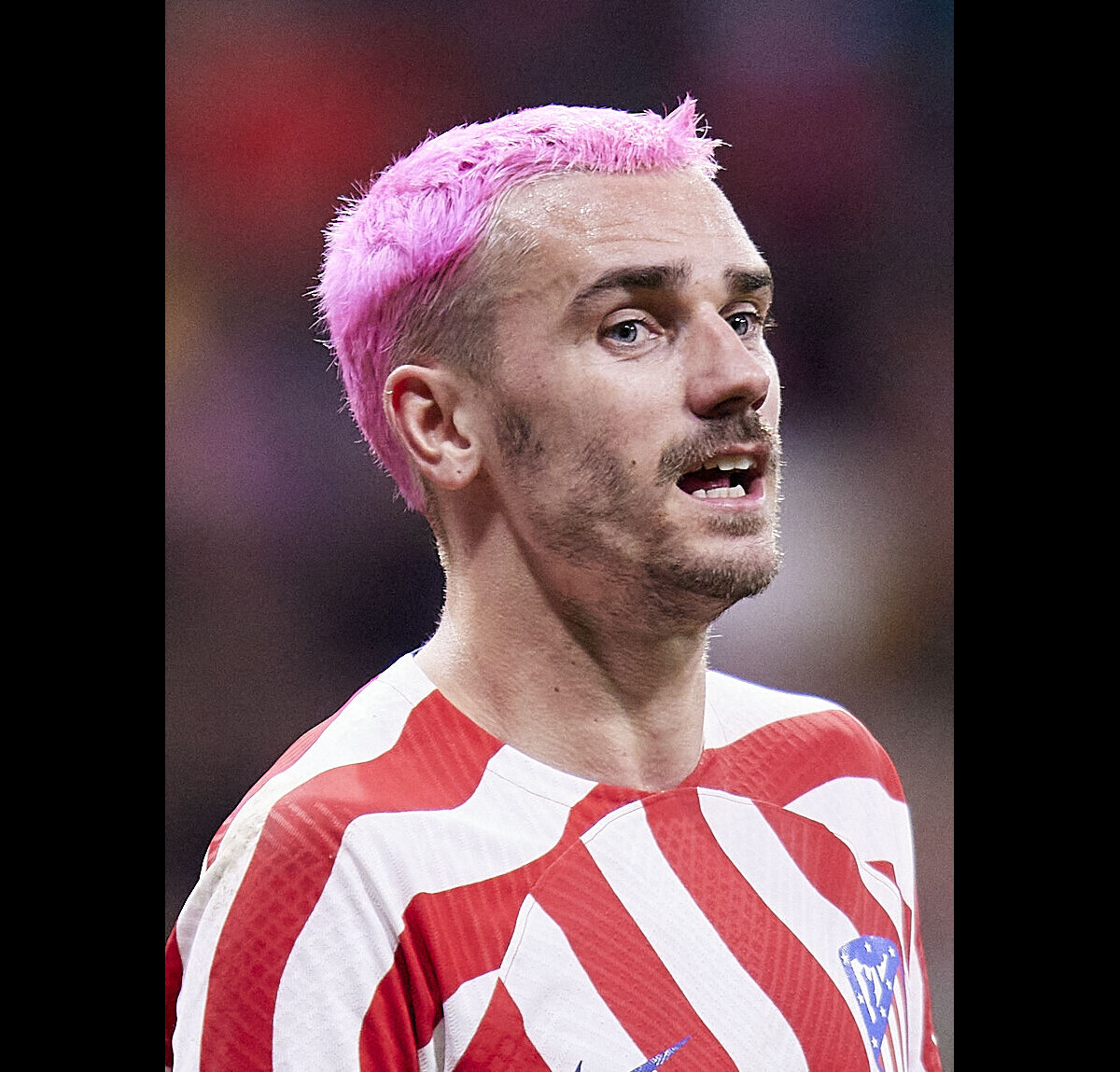Photo : Antoine Griezmann s'est teint les cheveux en rose fluo ! Madrid ...