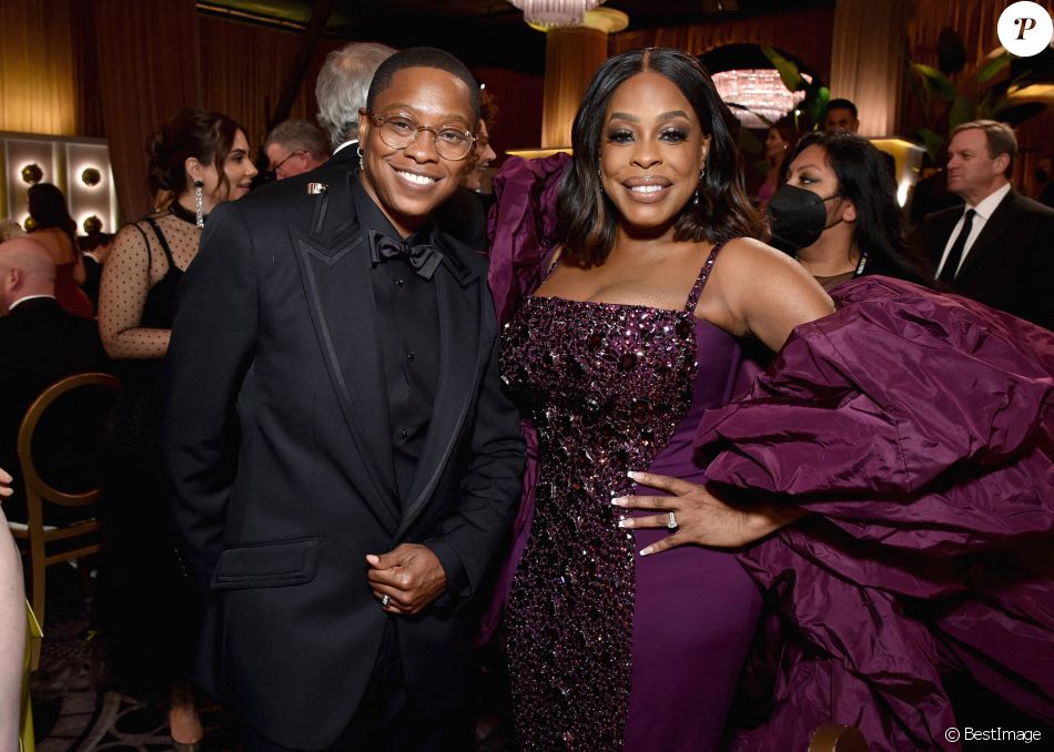 Jessica Betts et Niecy Nash-Betts - 80e cérémonie des Golden Globes, au ...