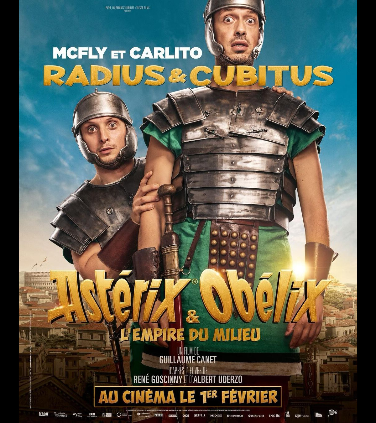 Photo : MCfly et Carlito sur l'affiche promotionnelle de Asterix et ...