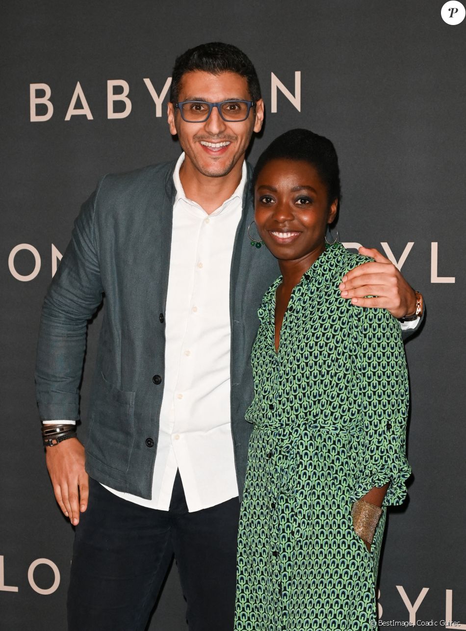Ryad Baxx et Claudia Mongumu à la première du film Babylon au cinéma Le ...