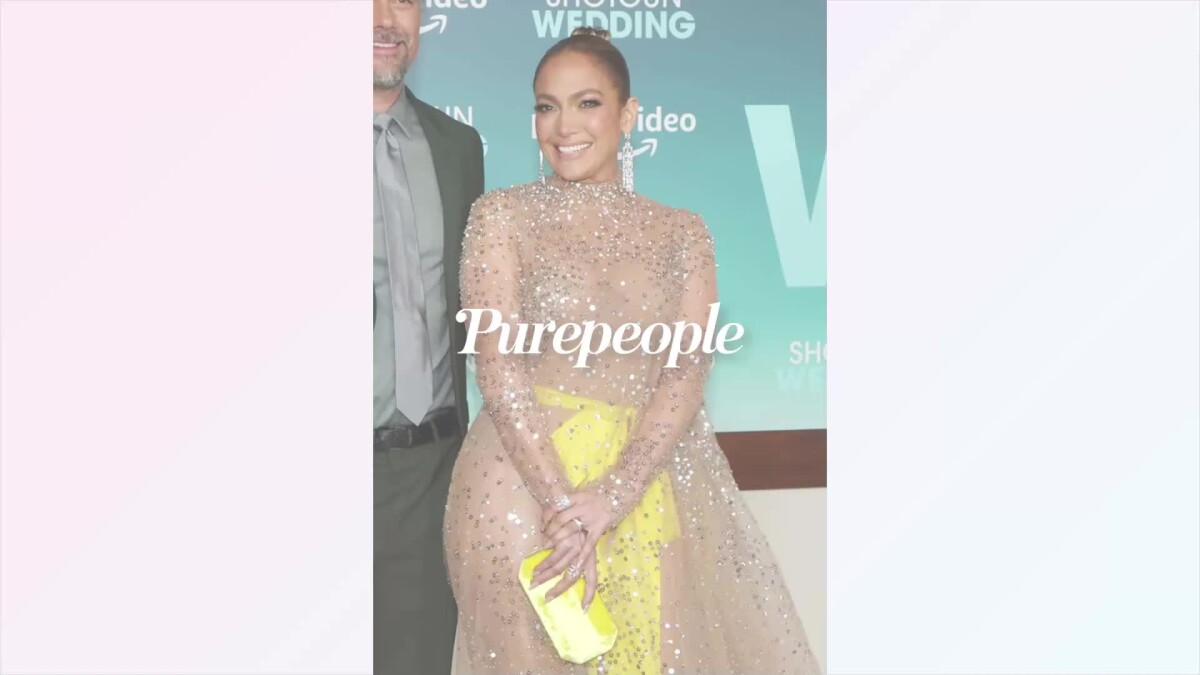 Vidéo : Jennifer Lopez : Mariée renversante en robe transparente, Ben ...