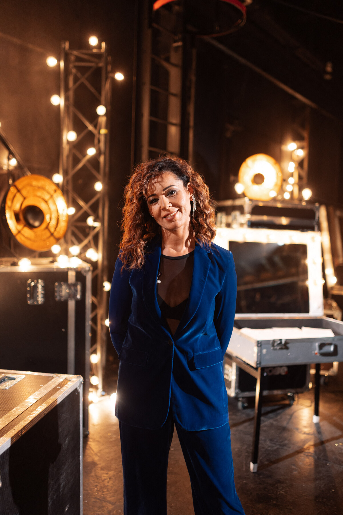 Photo : Exclusif - Chimène Badi - Backstage - Enregistrement de l ...