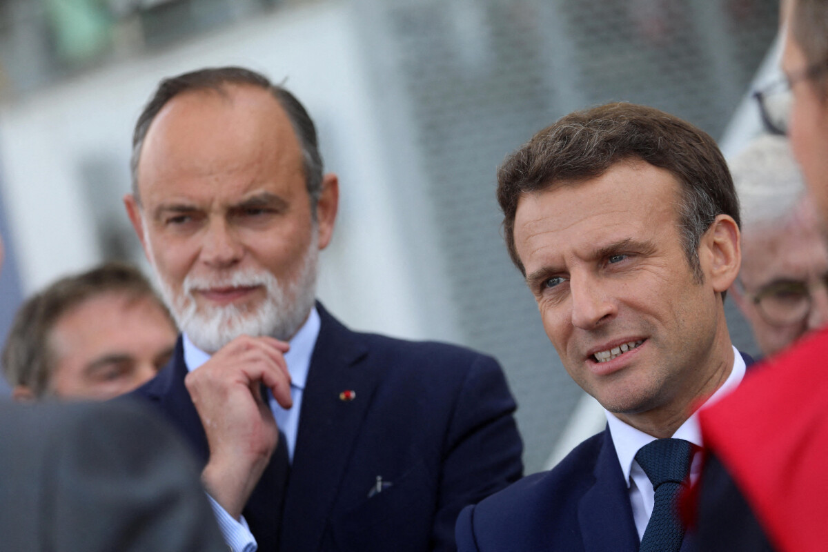 Photo : Le président de la République française et candidat du parti ...