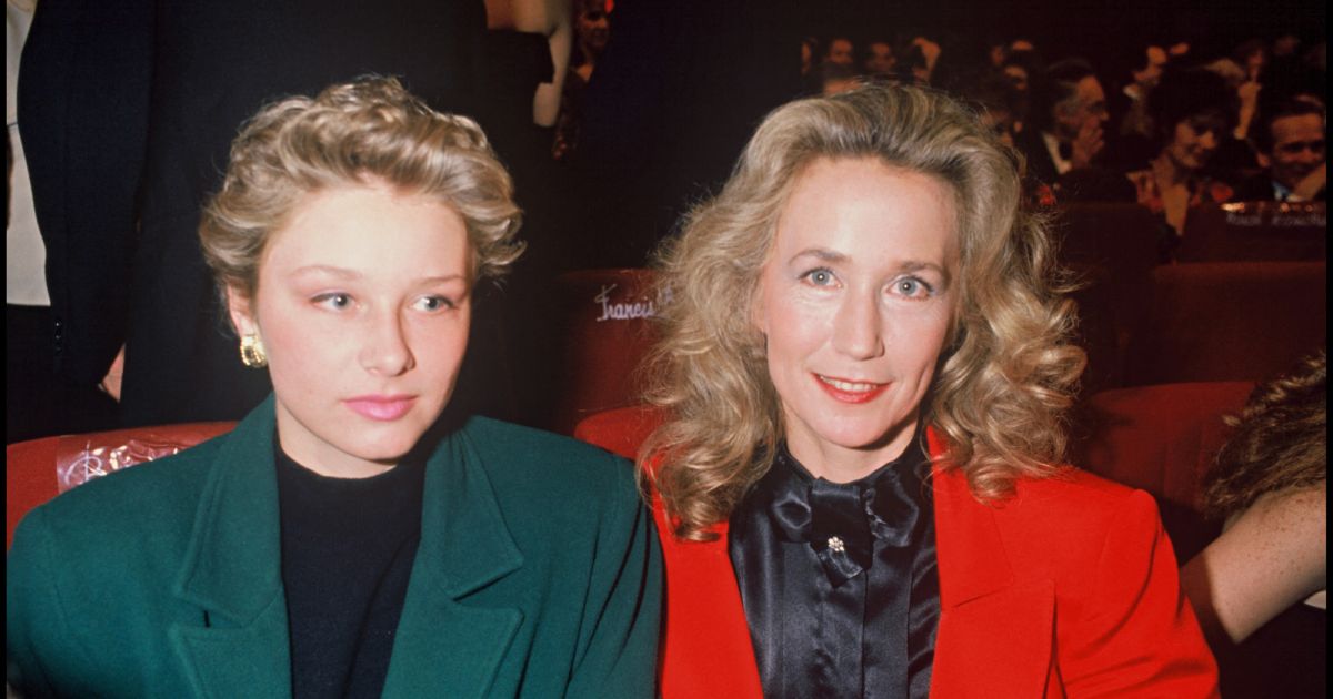 Brigitte Fossey et sa fille Marie Adam - Soirée des Molières en 1988 ...