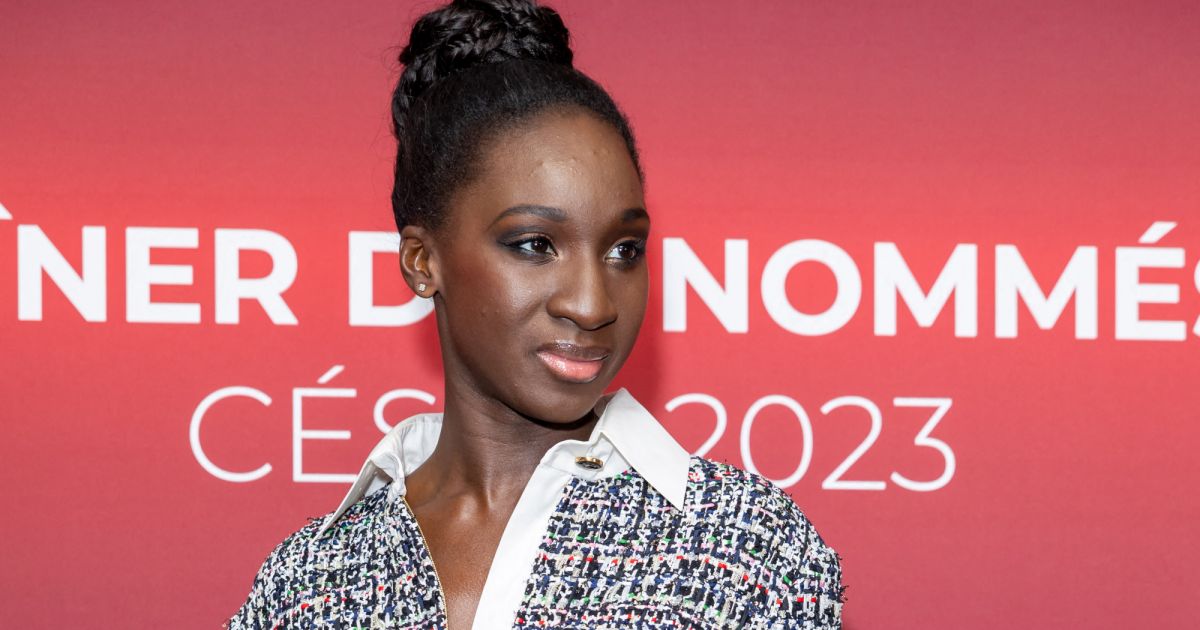 Eye Haïdara (Chanel) au photocall du dîner des nommés au Cesar 2023 au ...