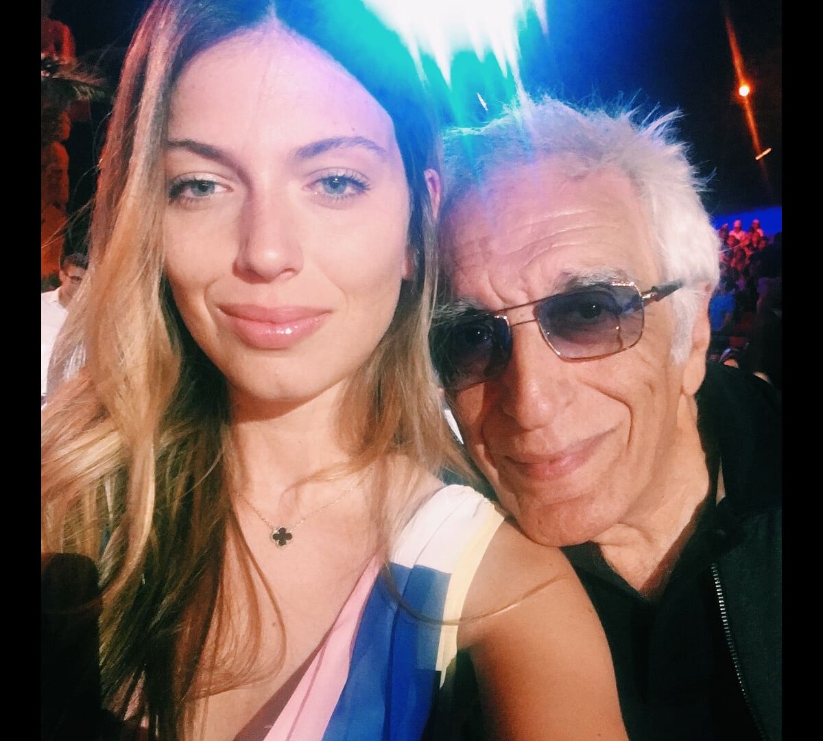 Photo : Gérard Darmon et sa fille Sarah. - Purepeople